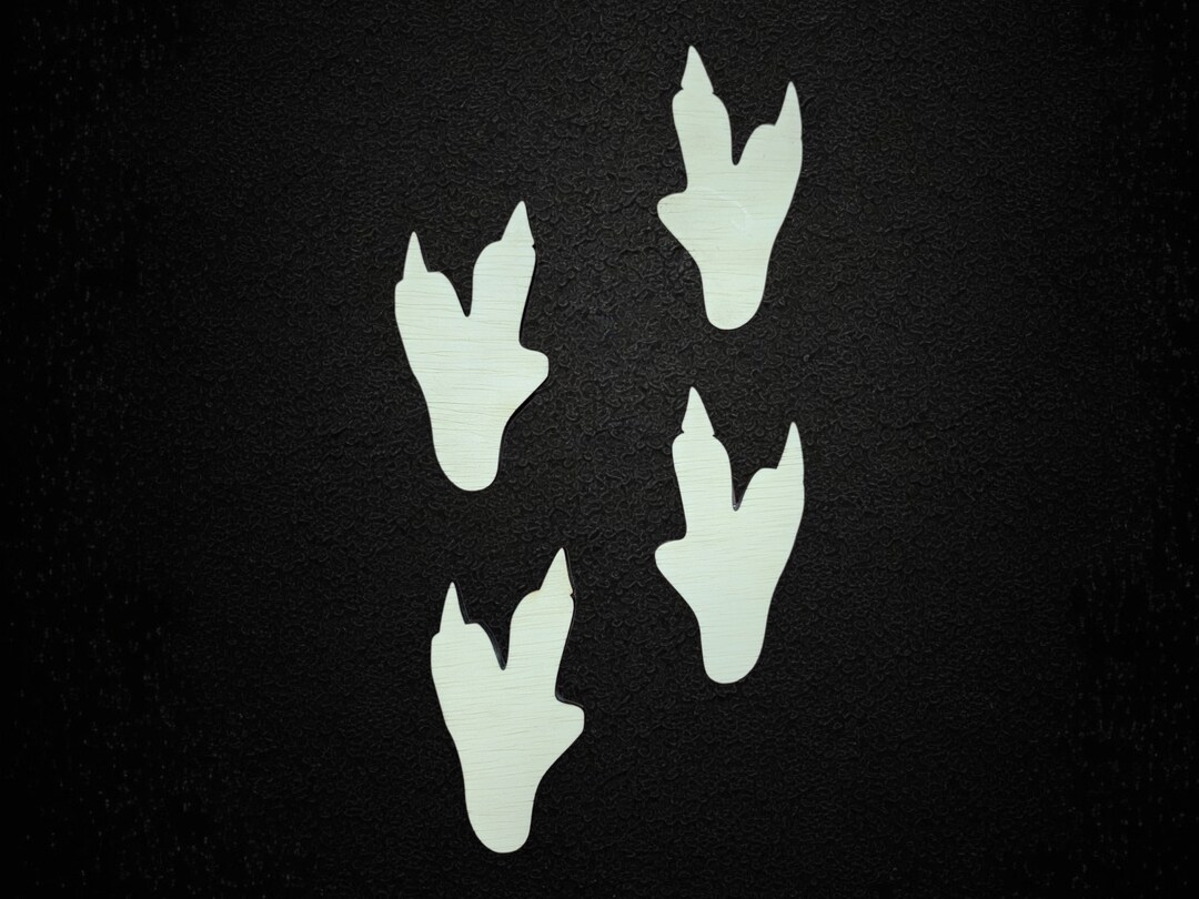 Wooden Raptor Dinosaur Tracks • Dinosaur Tracks • Dinosaur Nursery ...