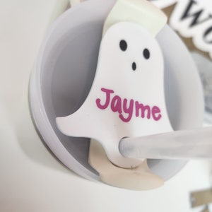 Ghost Name Stanley Topper, Stanley Cup Accessories, Personlized Stanley ...