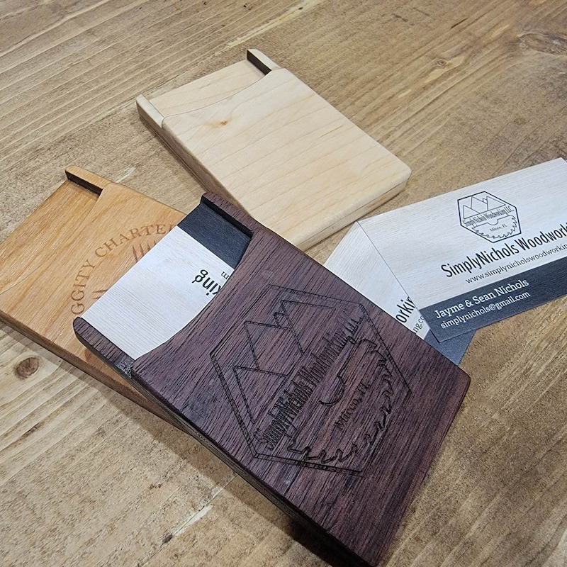 Wooden Business Card - Etsy