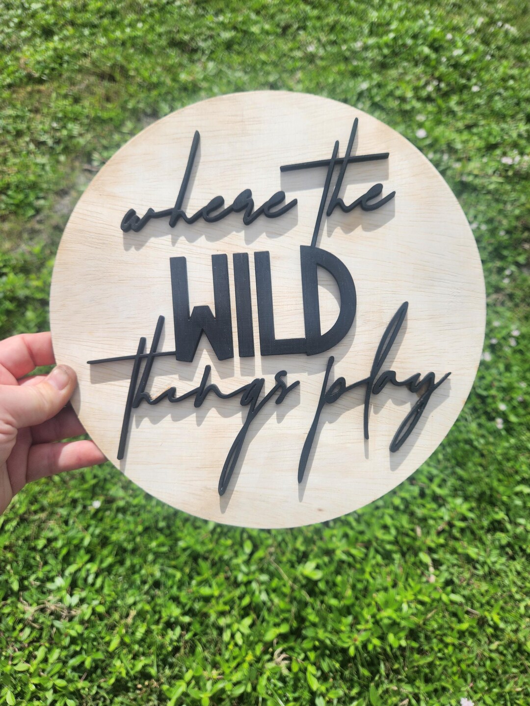 Where the Wild Things Play Wooden Sign *playroom Decor *kids Playroom ...