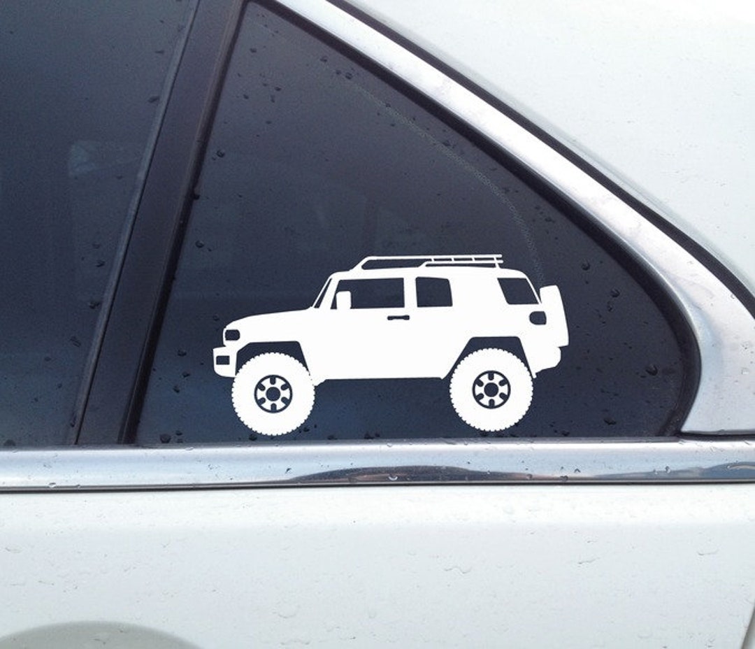 2X Lifted 4x4 Outline Stickers for Toyota FJ Cruiser T91 - Etsy