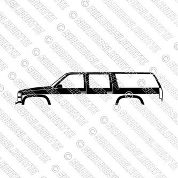 Chevy Suburban Svg - Etsy