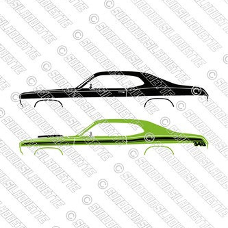 Plymouth Duster Svg - Etsy