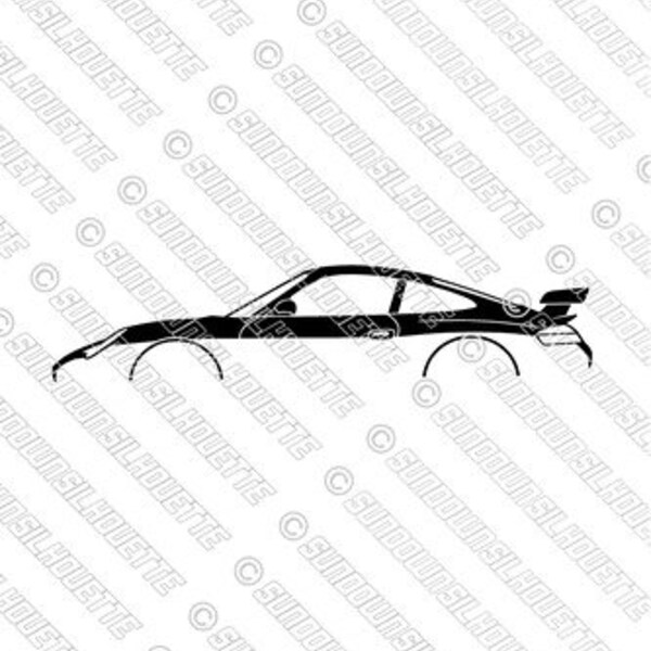 Porsche gt3 rs vector - Etsy México