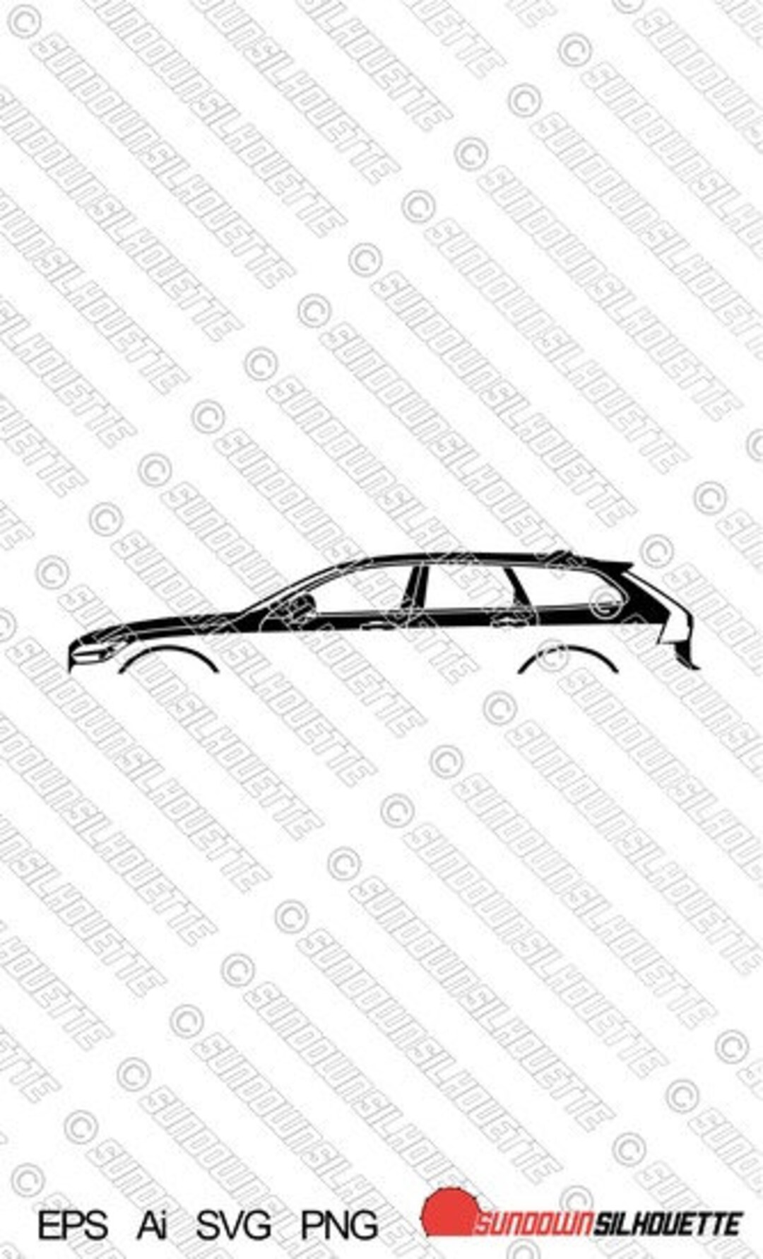 Digital Download Vector Graphic Volvo V90 EPS SVG Ai PNG - Etsy