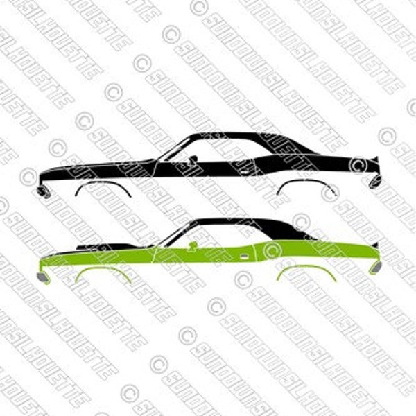 Dodge Challenger Svg - Etsy