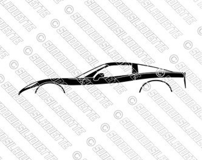 Chevy C6 Corvette DXF and SVG Files Digital Download Plasma or Laser ...