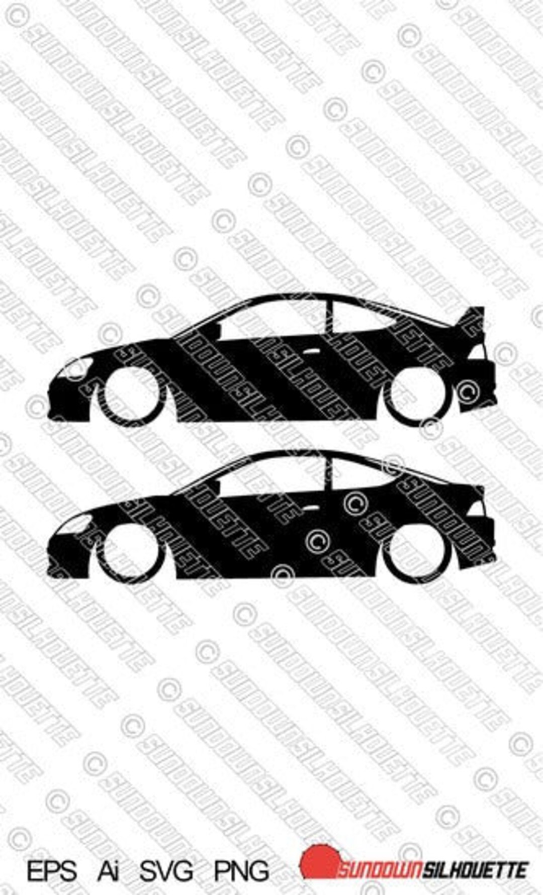 Digital Download Vector Graphic Lowered Honda Integra DC5 / Acura RSX ...