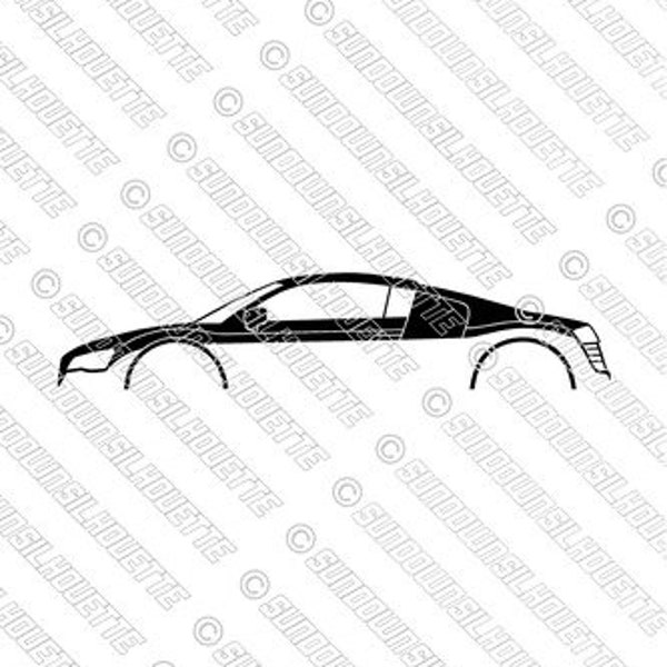 Audi R8 Vector Svg - Etsy Canada