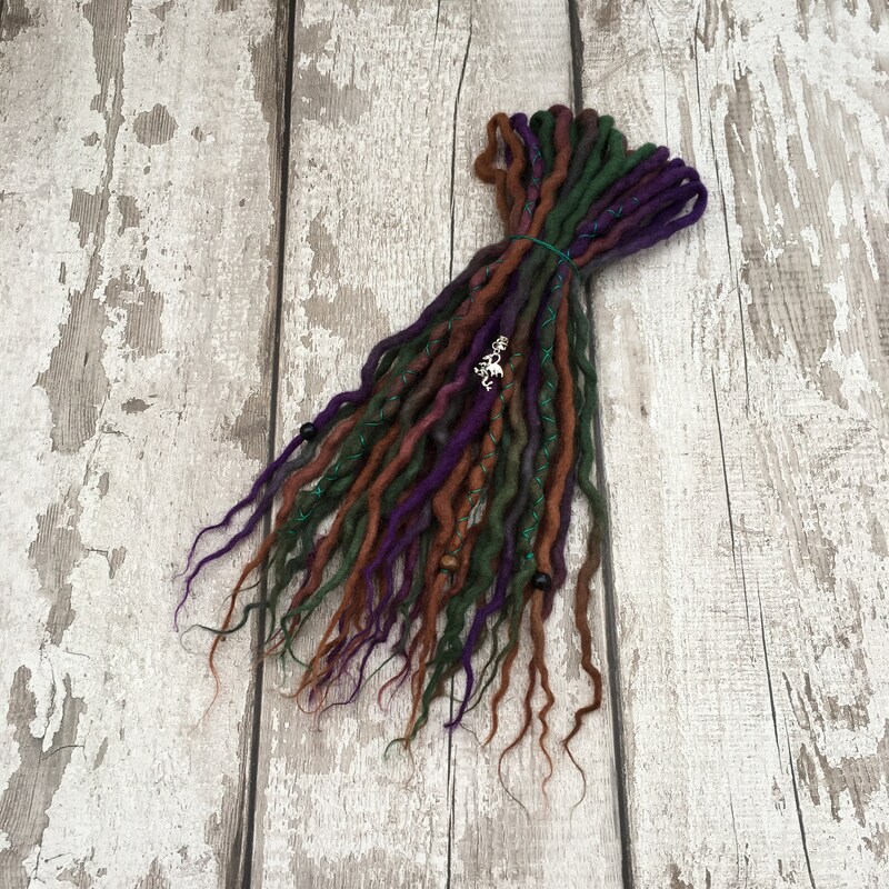 Wool Dreadlock Extensions - Etsy