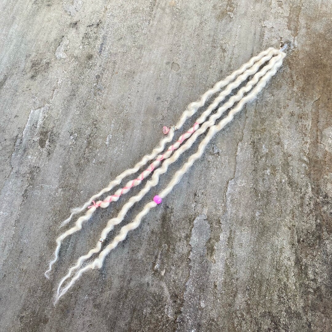Natural Wool Dreadlocks Hair Clip / Wrap 19 Inch - Etsy