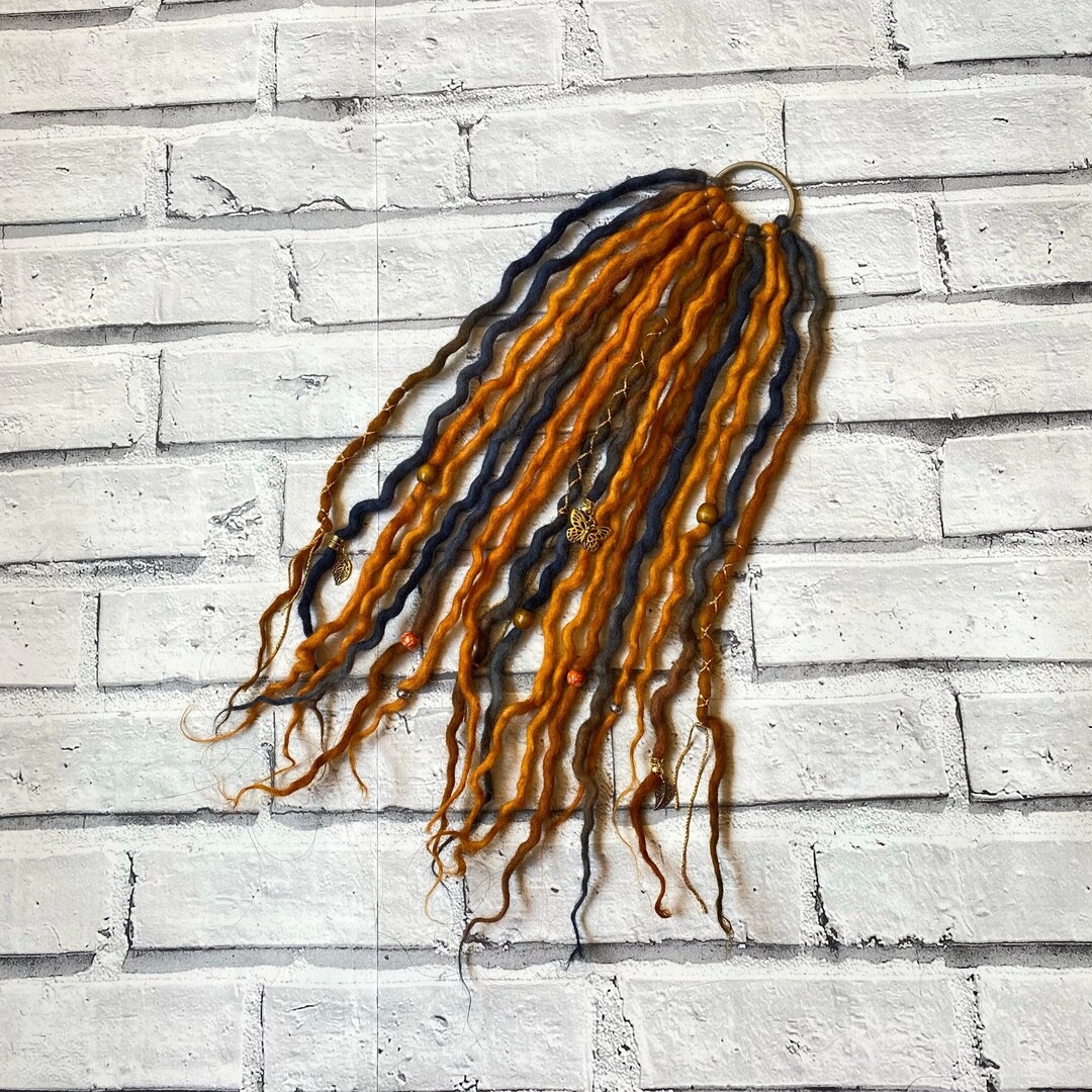 Boho Dreadlock Hair Fall Dreadlocks Dread Fall Festival - Etsy