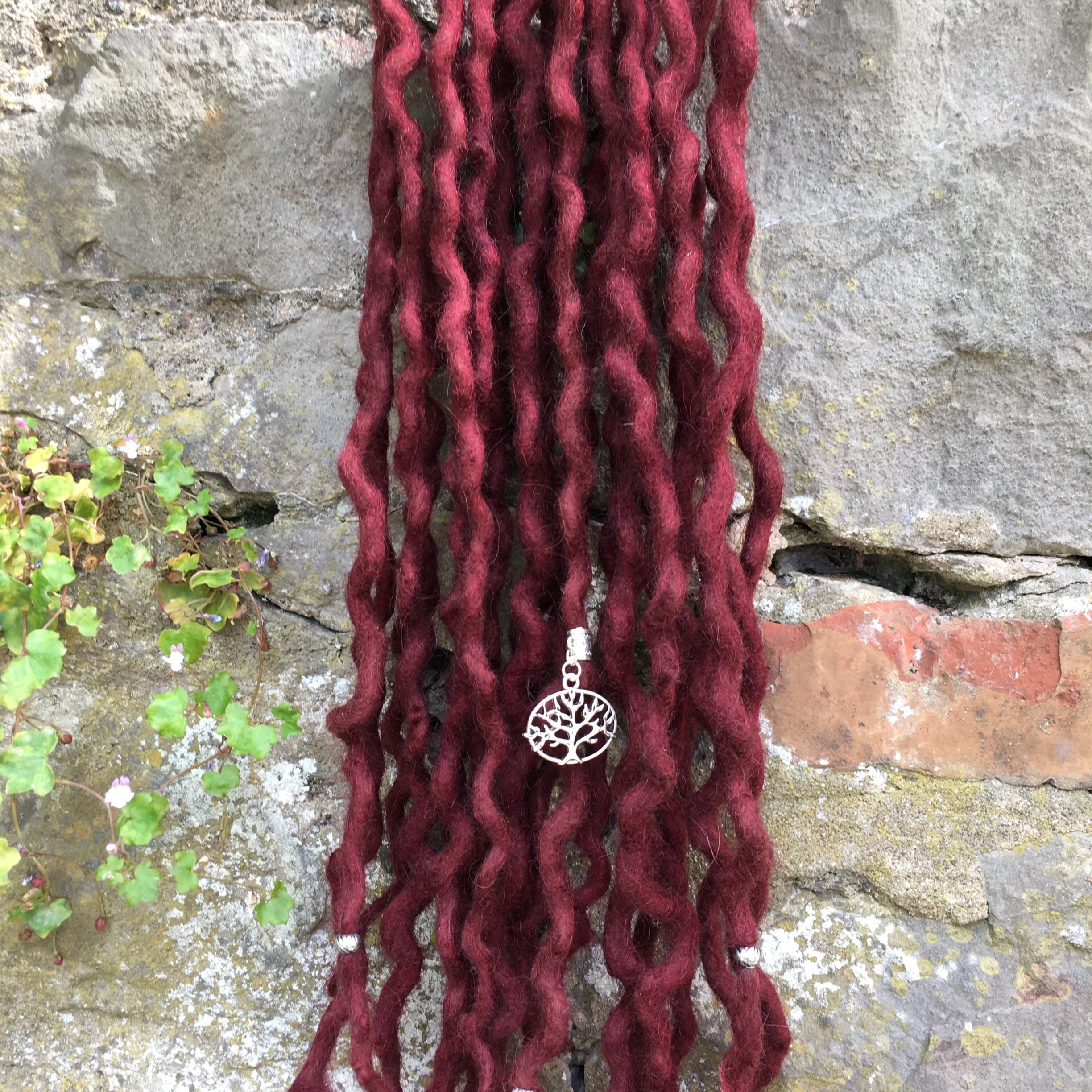 Custom Double Ended Maroon Dreadlocks | Etsy UK