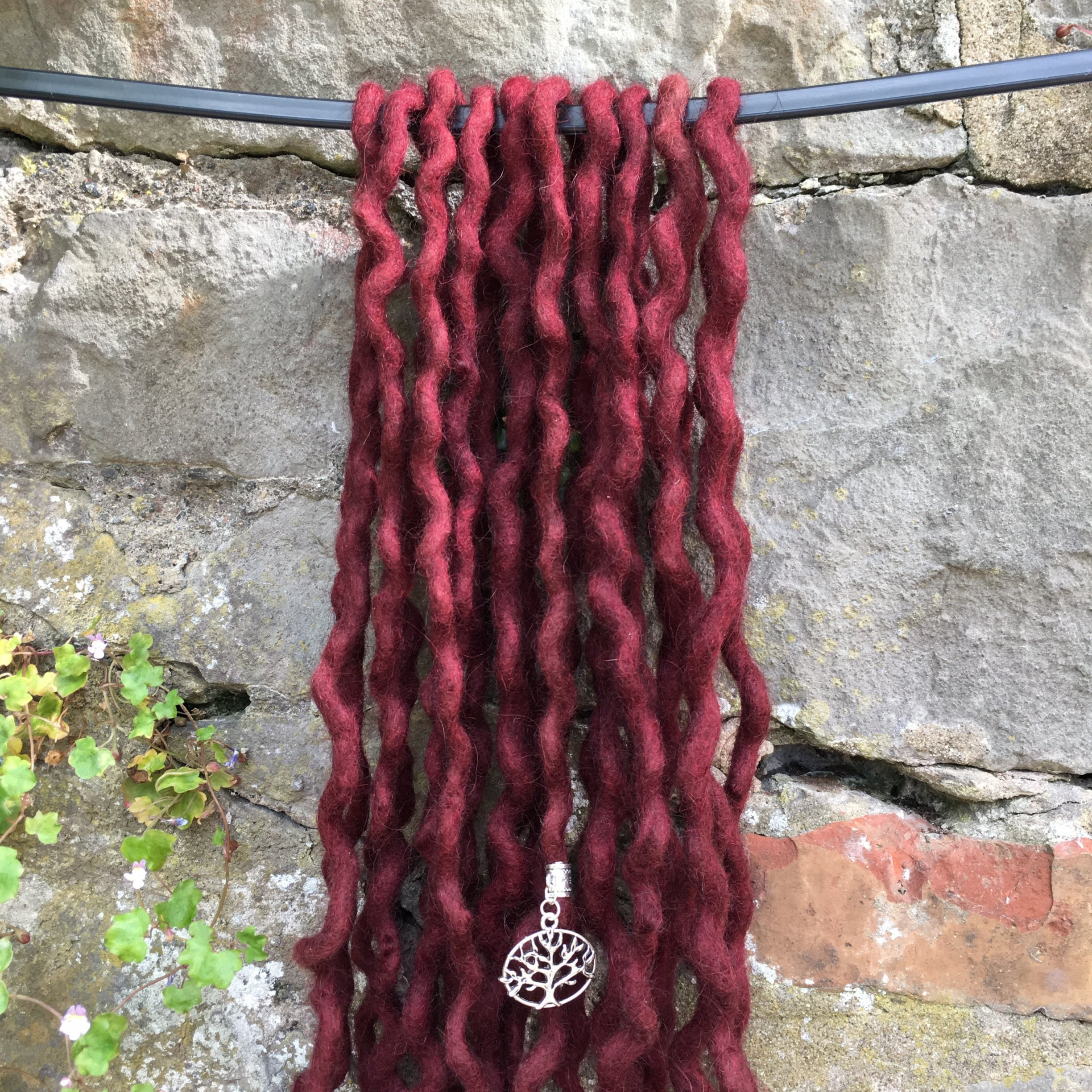 Custom Double Ended Maroon Dreadlocks | Etsy