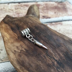 Mini Bullet Dread Bead, Tibetan Dreadlock Charm, Dread Jewellery ...