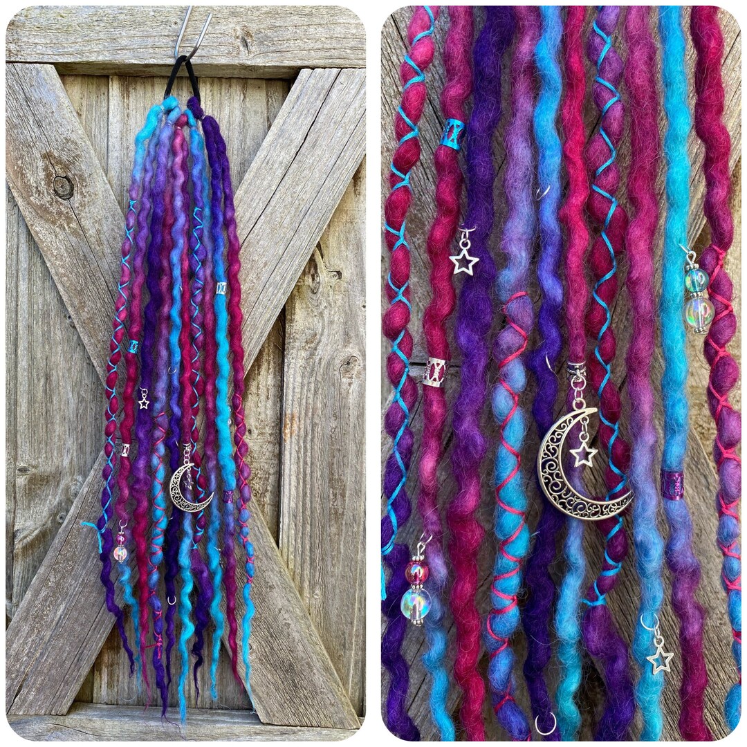 Cosmic Dreadlock Ponytail 18 Inches Hair Fall Festival Cosplay - Etsy