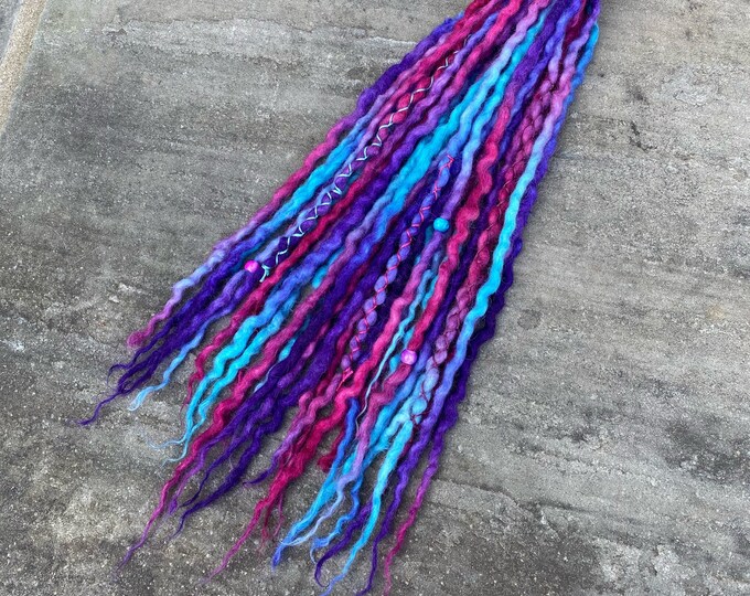Copper Moon Gemstone Dreadlock Ponytail 16 Inches Hair Fall Festival ...