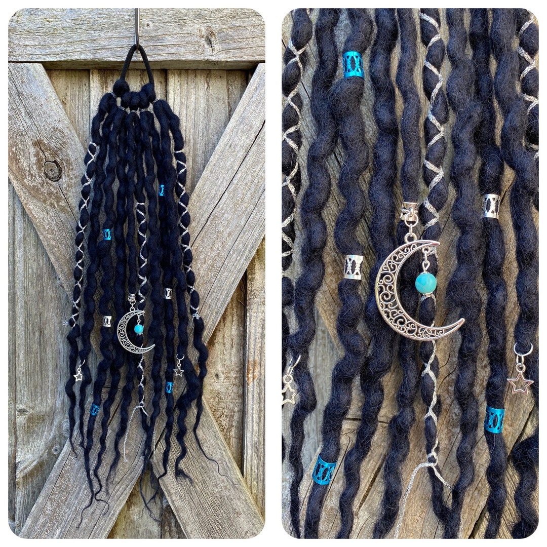 Starry Night Dreadlock Ponytail 15 Inches Hair Fall Festival Cosplay - Etsy