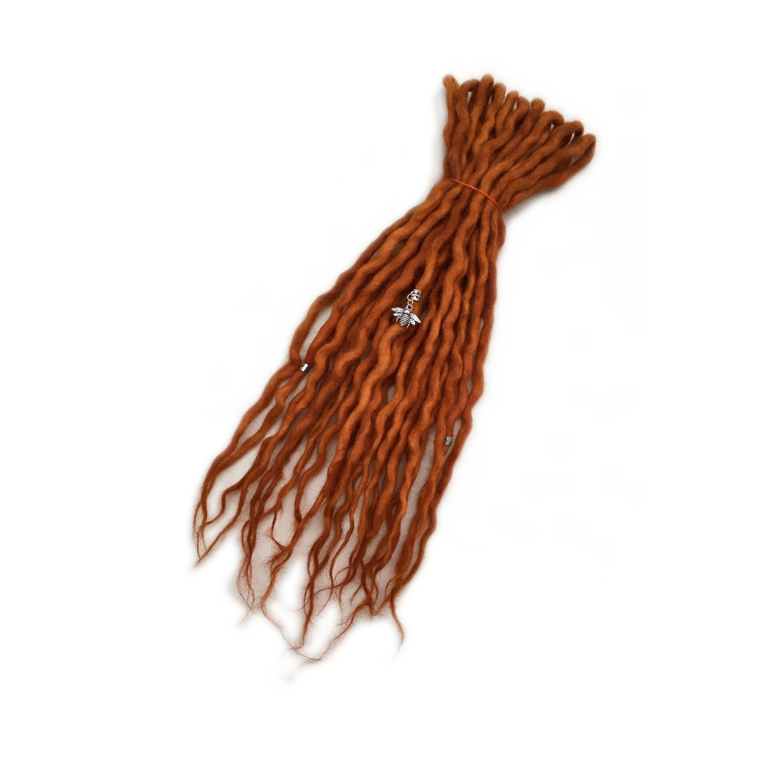 Dreadlocks Single Ended Ginger Custom Wool Hair Accessories - Etsy