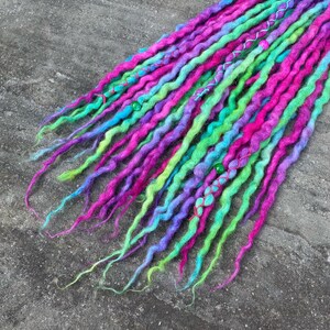 Custom -double Ended Fairy Magic Wool Dreadlocks - Etsy