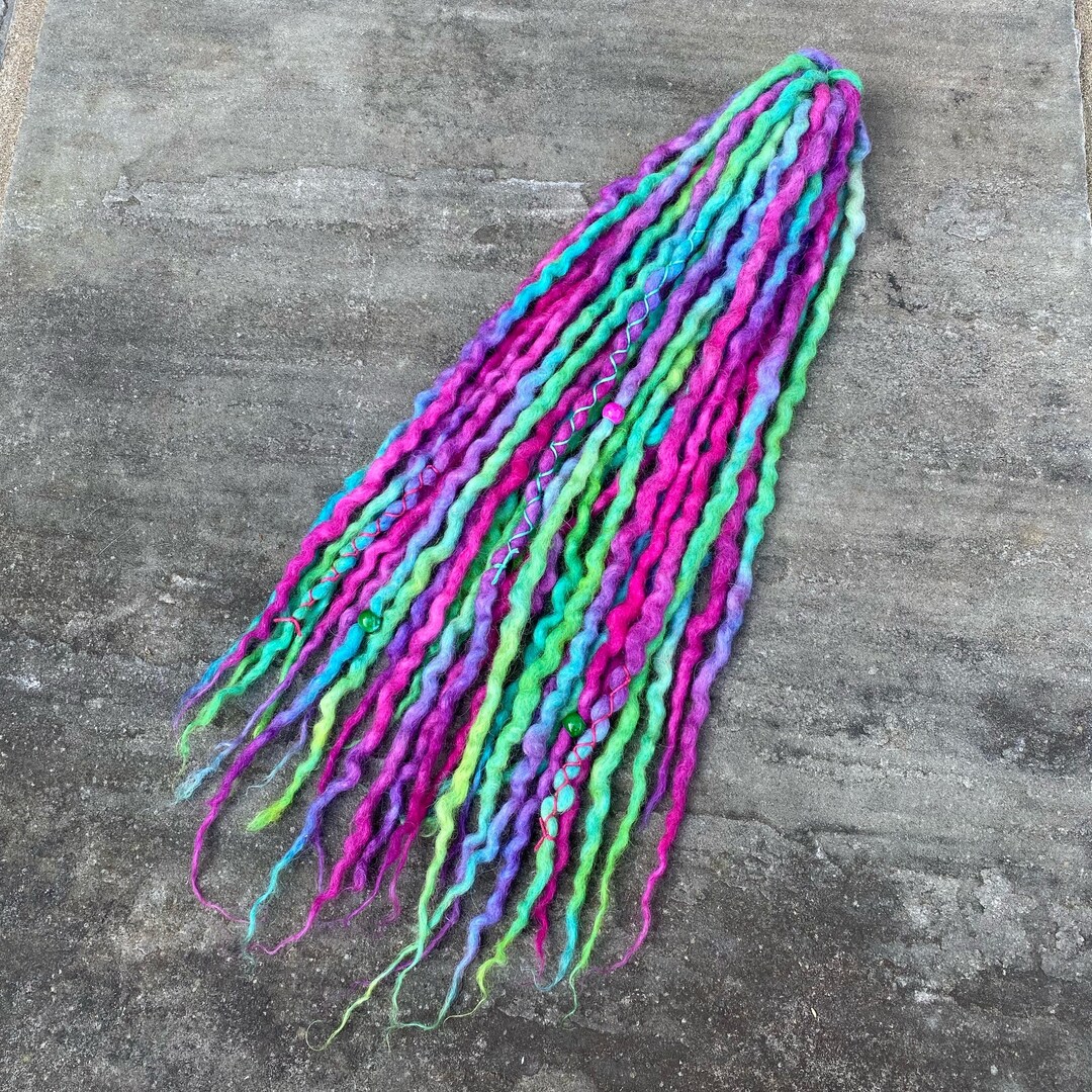 Custom -double Ended Fairy Magic Wool Dreadlocks - Etsy