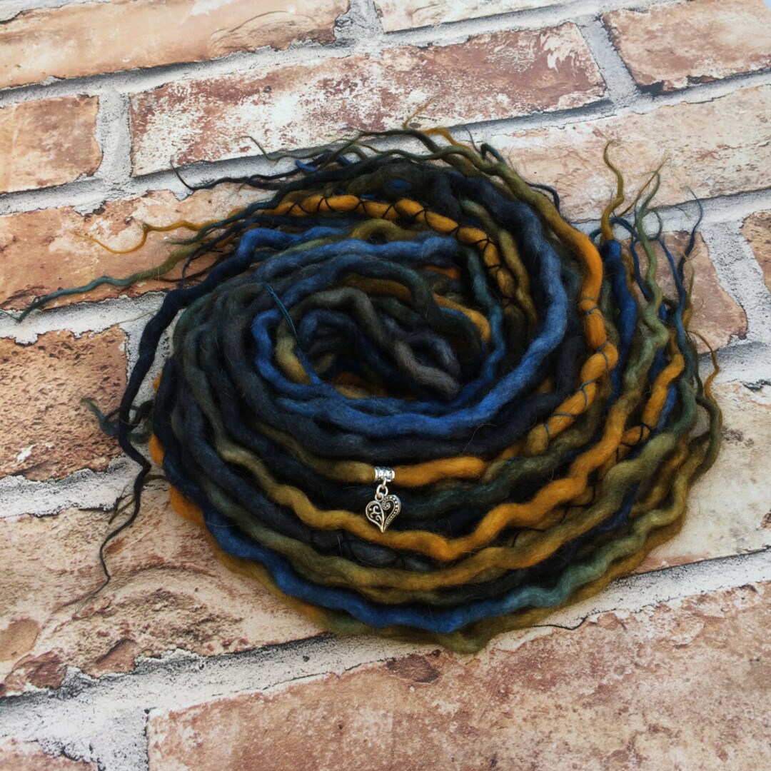 Custom - Single Ended Van Gogh Inspired Wool Dreadlocks - Etsy