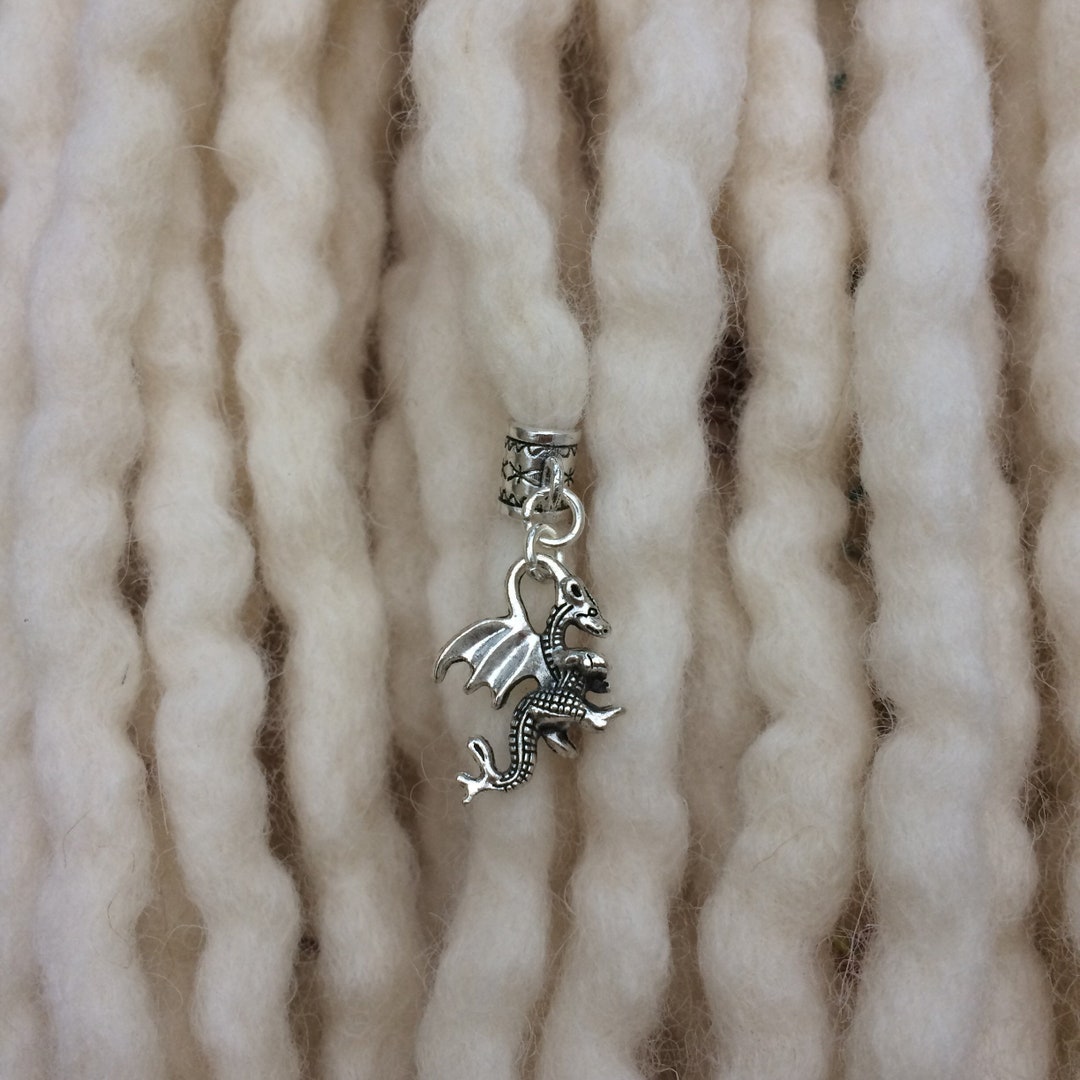 Tibetan Silver Dragon Dread Bead Dreadlock Charm Dread - Etsy UK