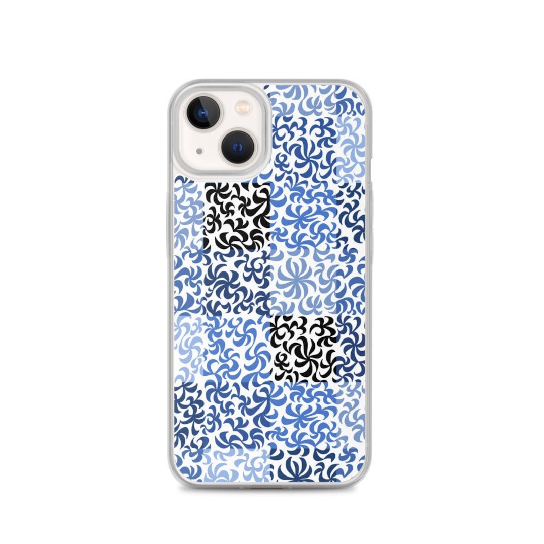 IPhone Case 7 8 11 12 13 14 15 mini Plus X XS Pro Max XR SE, Origineel retro modern patroon ...