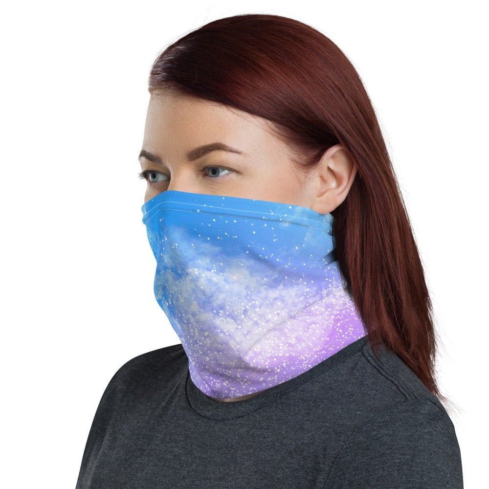 Unisex Neck Gaiter Fabric mask Protection face cover Cosmic | Etsy