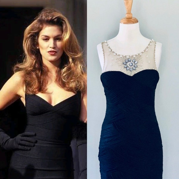 80s Mob Wife Dress - Etsy