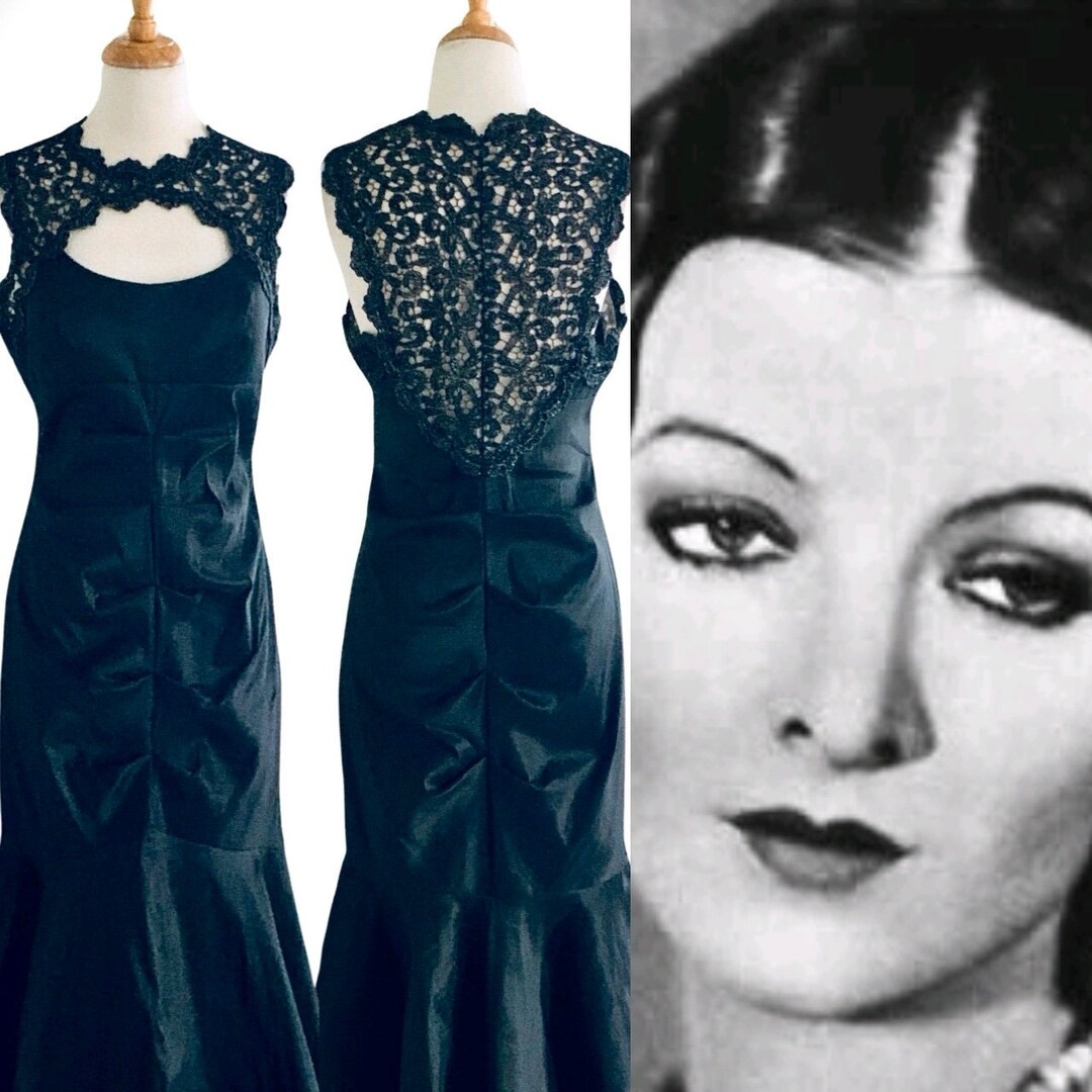 1920s Dress Old Hollywood 1930s Dress Flapper Dress Gatsby Dress ...