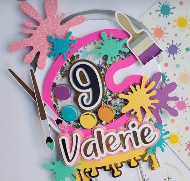 Custom Character Cake Topper, Birthday Cake, Party, Happy Birthday ...