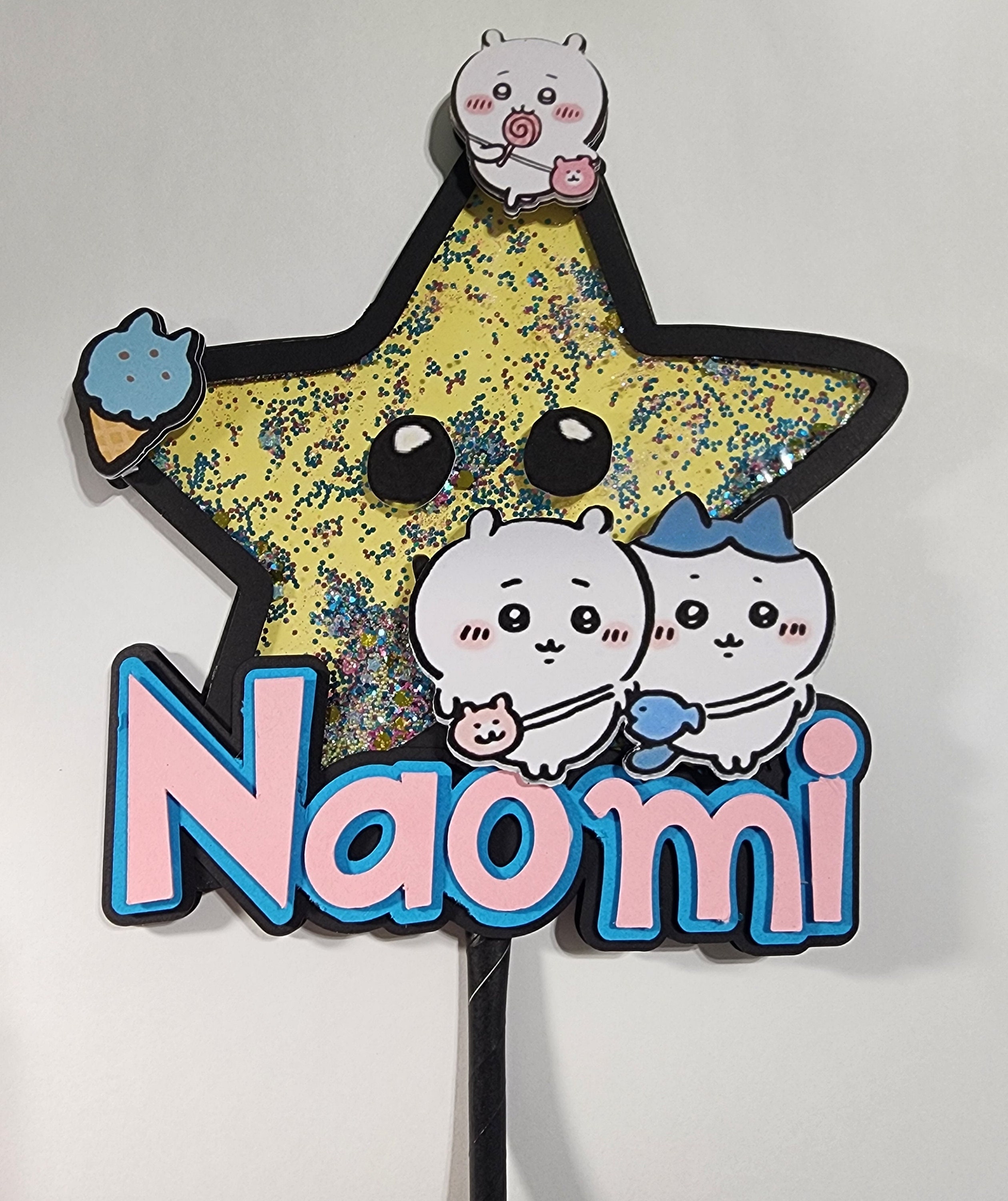 Custom Character Cake Topper, Birthday Cake, Party, Happy Birthday ...