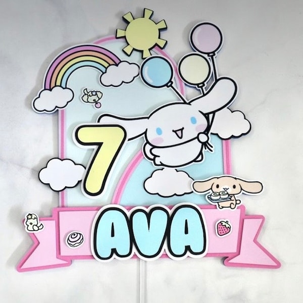 Cinnamon Roll Cake Topper - Etsy