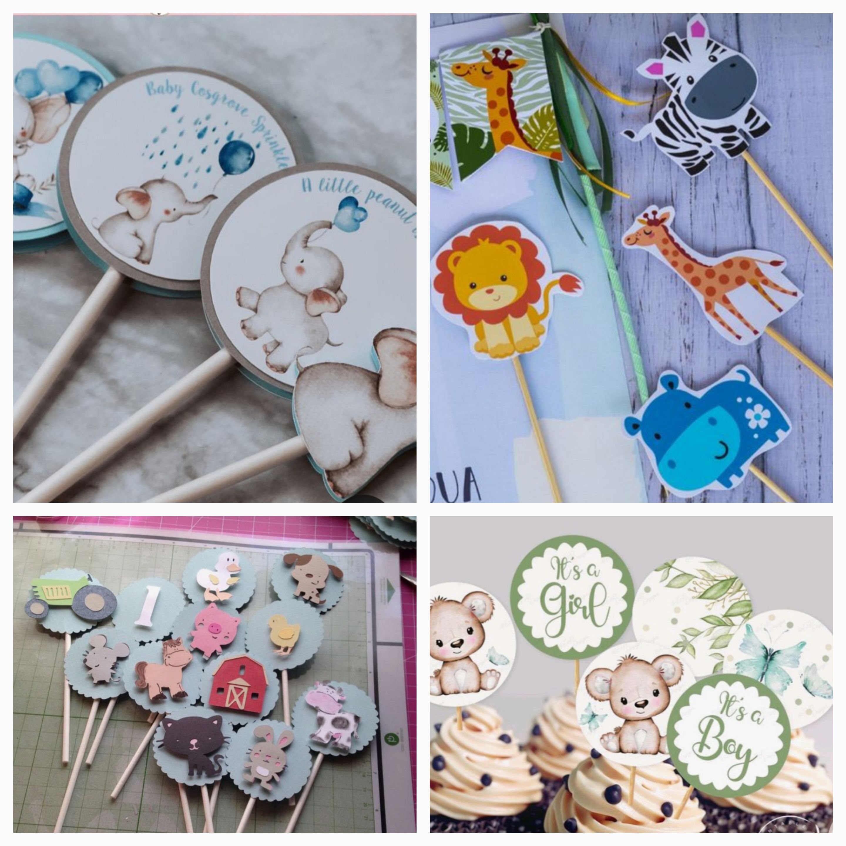 Custom Cupcake Topper Cupcake Cake Party Happy Birthday - Etsy