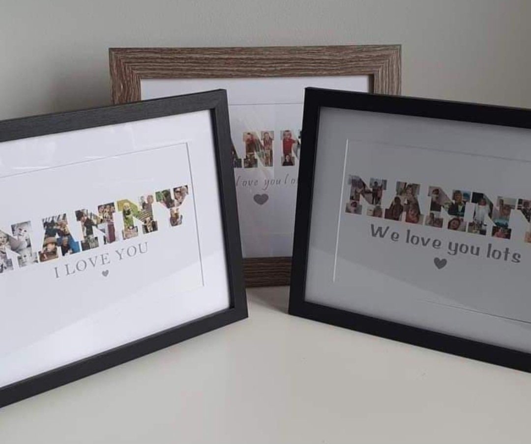 Grandparents Frame Nanny Poppy Pop Grandpa Grandma Mom - Etsy