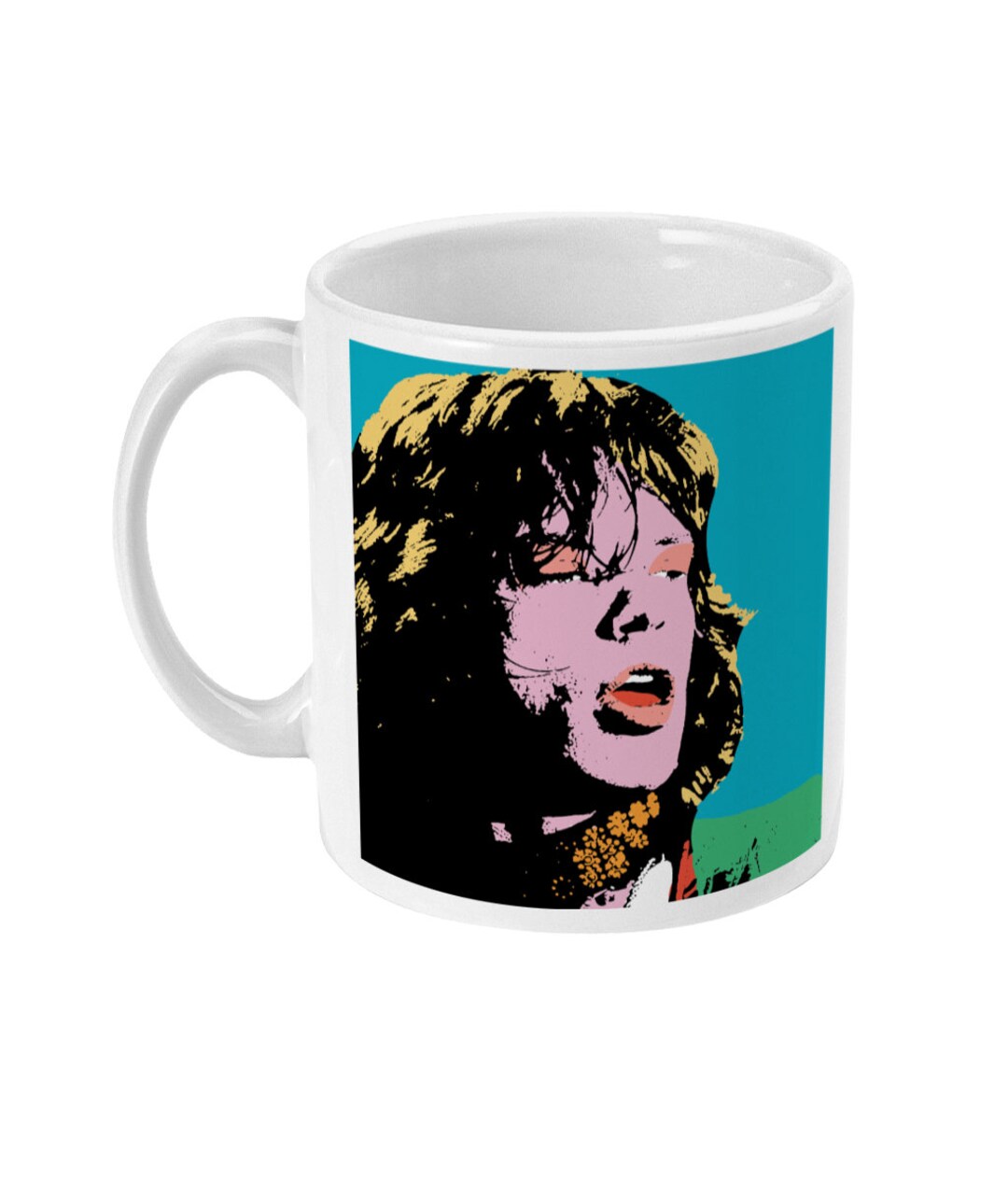 Mick Jagger Pop Art Double Sided 11oz Mug Mick Jagger Mug Funny Mug ...