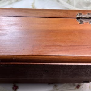 Vintage Lane Cedar Box/mini Chest/trinket Box, Free Shipping, SHV - Etsy