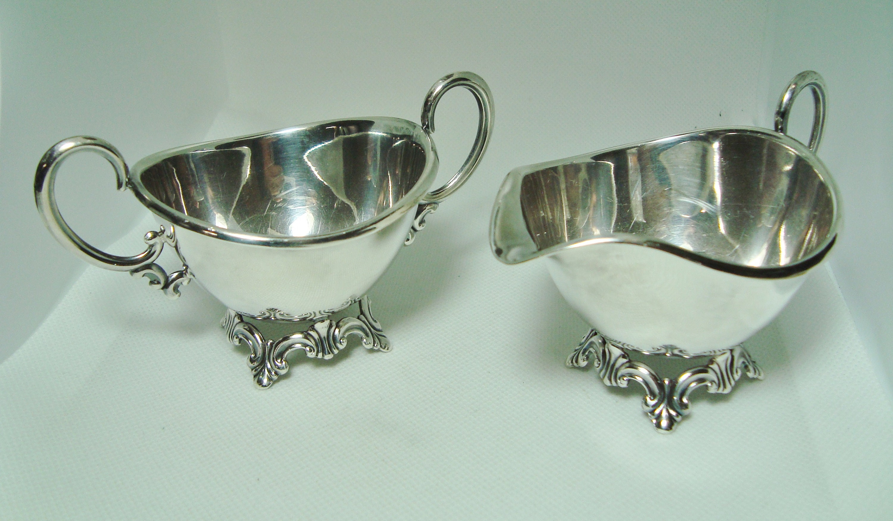 Vintage Norway EPNS Sugar and Creamer Set,, DR1 - Etsy