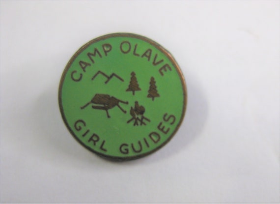 Vintage Girl Guides Camp Olave Enamel Pin Canada Girl Guides | Etsy