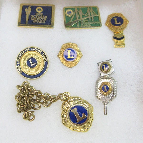 Lions Clubs Pins - Etsy