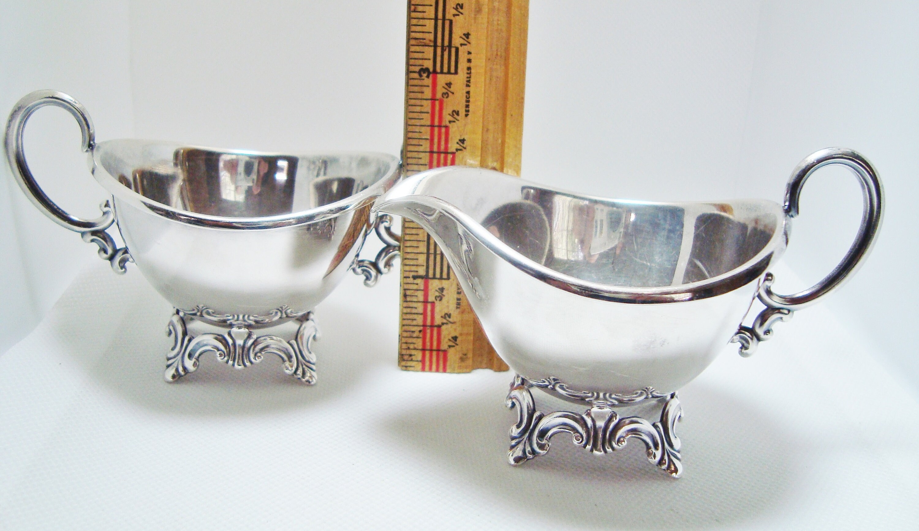 Vintage Norway EPNS Sugar and Creamer Set,, DR1 - Etsy