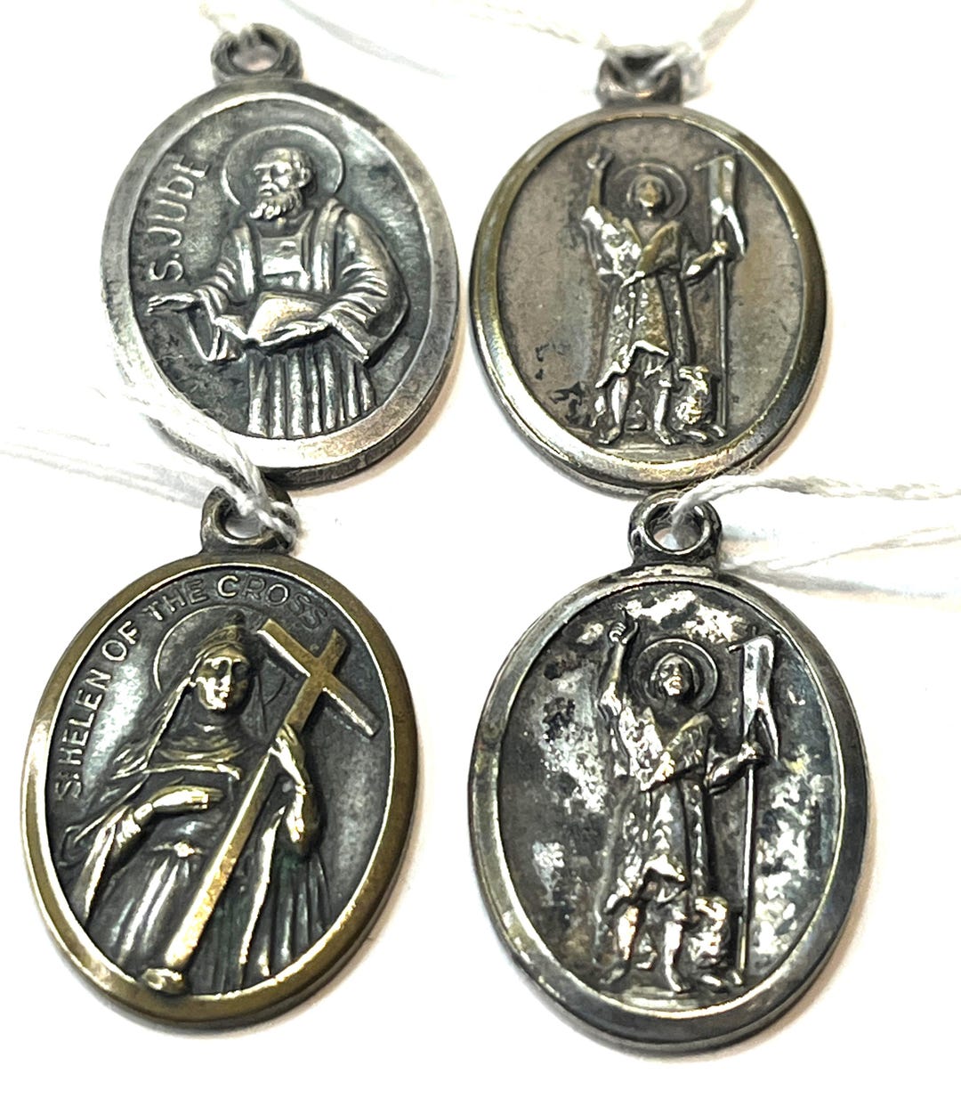 Vintage Catholic Medals, Your Choice, St. Jude, John the Baptist, St ...