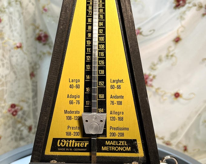 Vintage Wittner Maelzel Metronome, West Germany Metronom, Ships From ...