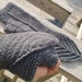 Demi Gaunt Fingerless Gloves Knitting Pattern - Etsy