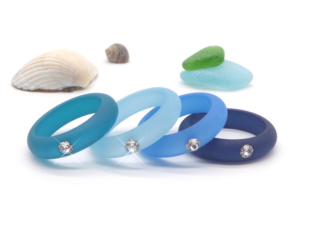 Polaris Ring, Finger Ring With Swarovski Crystal, Many Colors to Choose ...