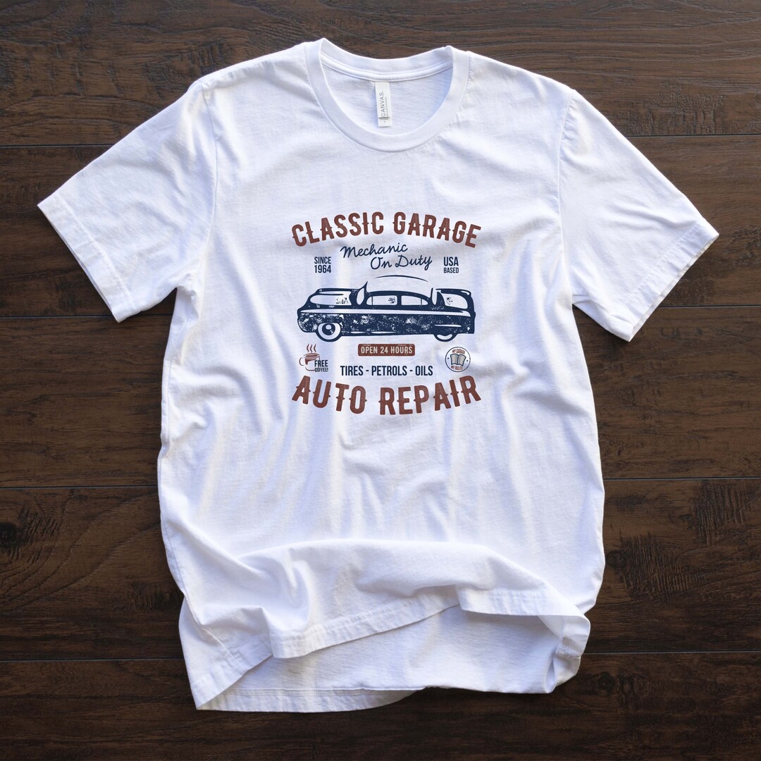 Classic Garage Auto Repair T Shirt, Unisex Shirt - Etsy.de