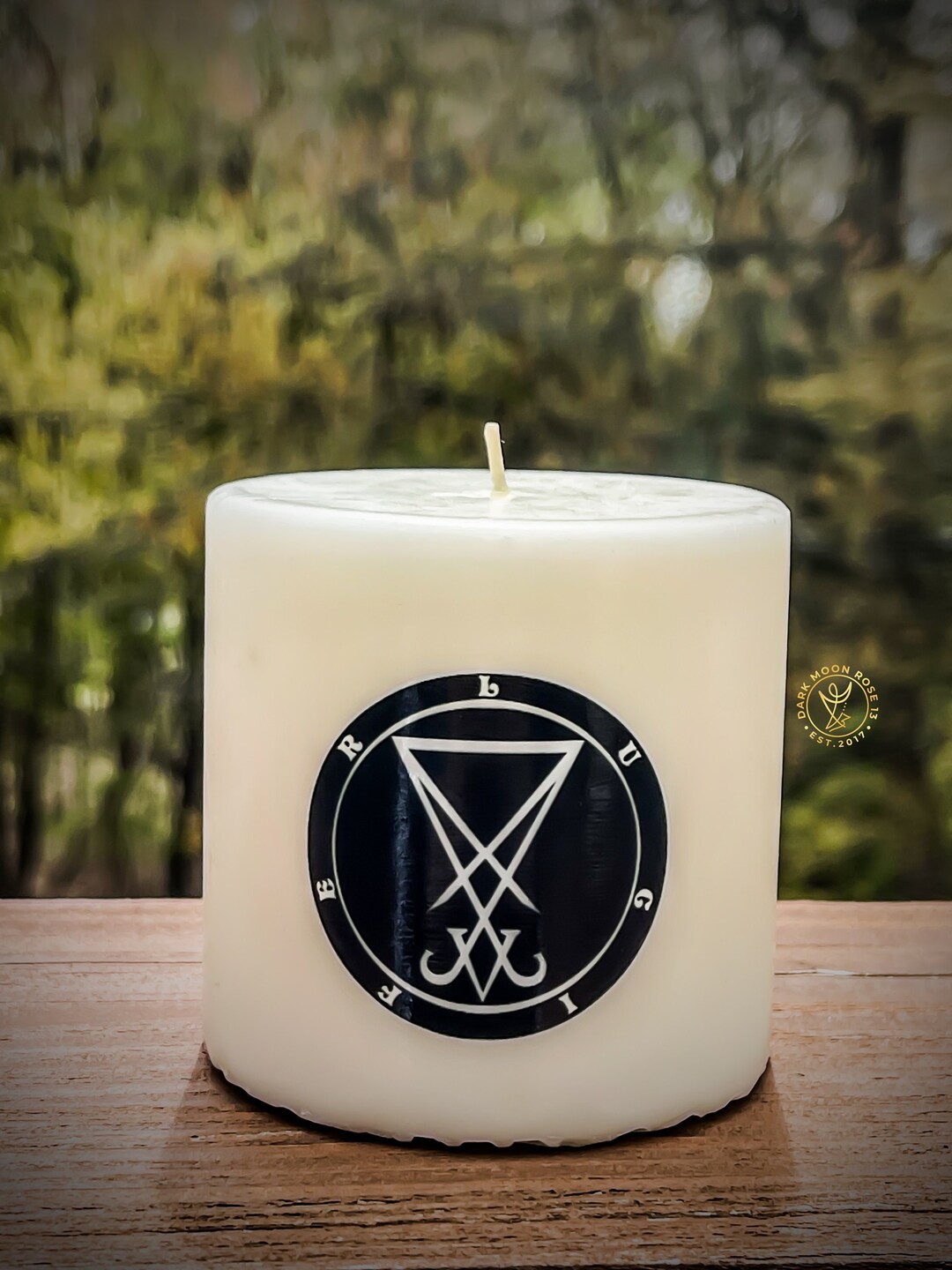 Lucifer Altar Candle | Pillar | Sigil | Devotional | Morningstar - Etsy