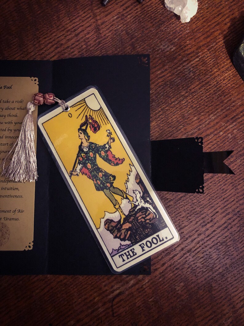 Tarot Bookmark With Mini Reading One Card Pull Rider Waite - Etsy