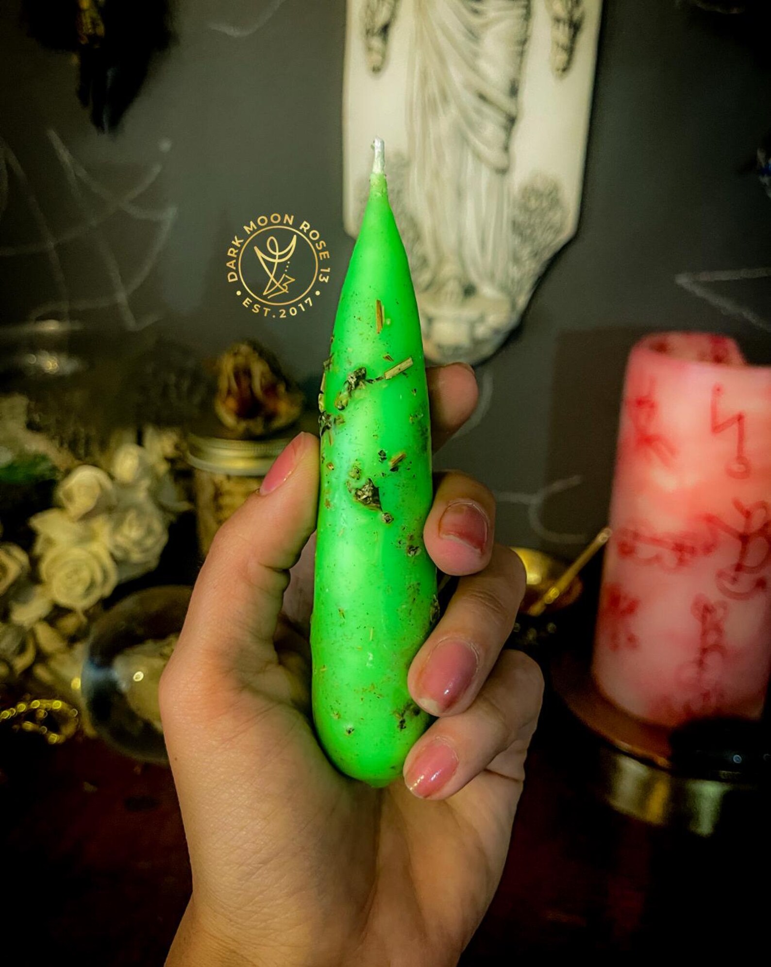 King Clauneck Ritual Candle | 100% Beeswax Hand Dipped - Etsy